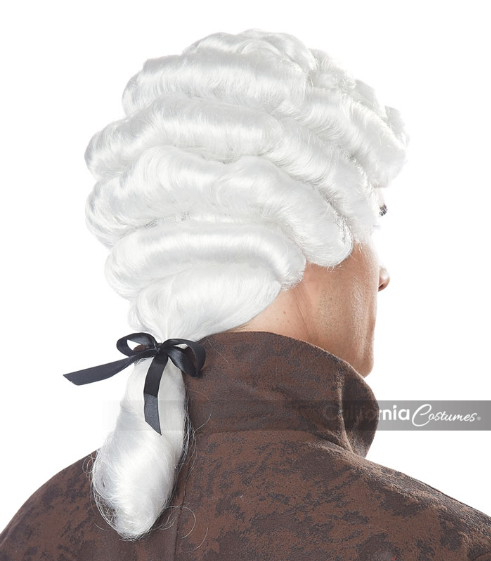 Colonial Wig-Adult – ExperienceCostumes.com