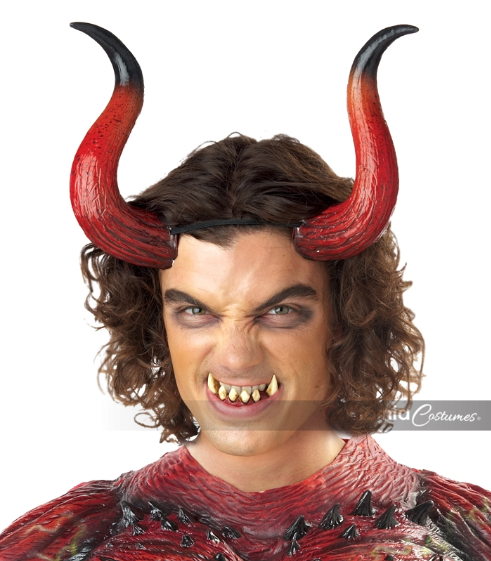 Hellion Horns with Teeth – ExperienceCostumes.com