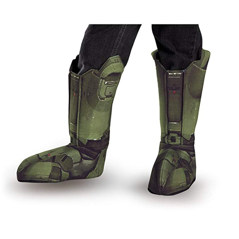Halo Master Chief Boot Covers-Adult Costume Accessory ...